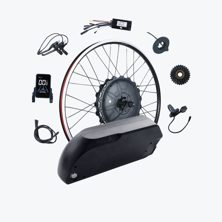 48V 1000W Electric Bike Conversion Kit With Battery - Kirbebike