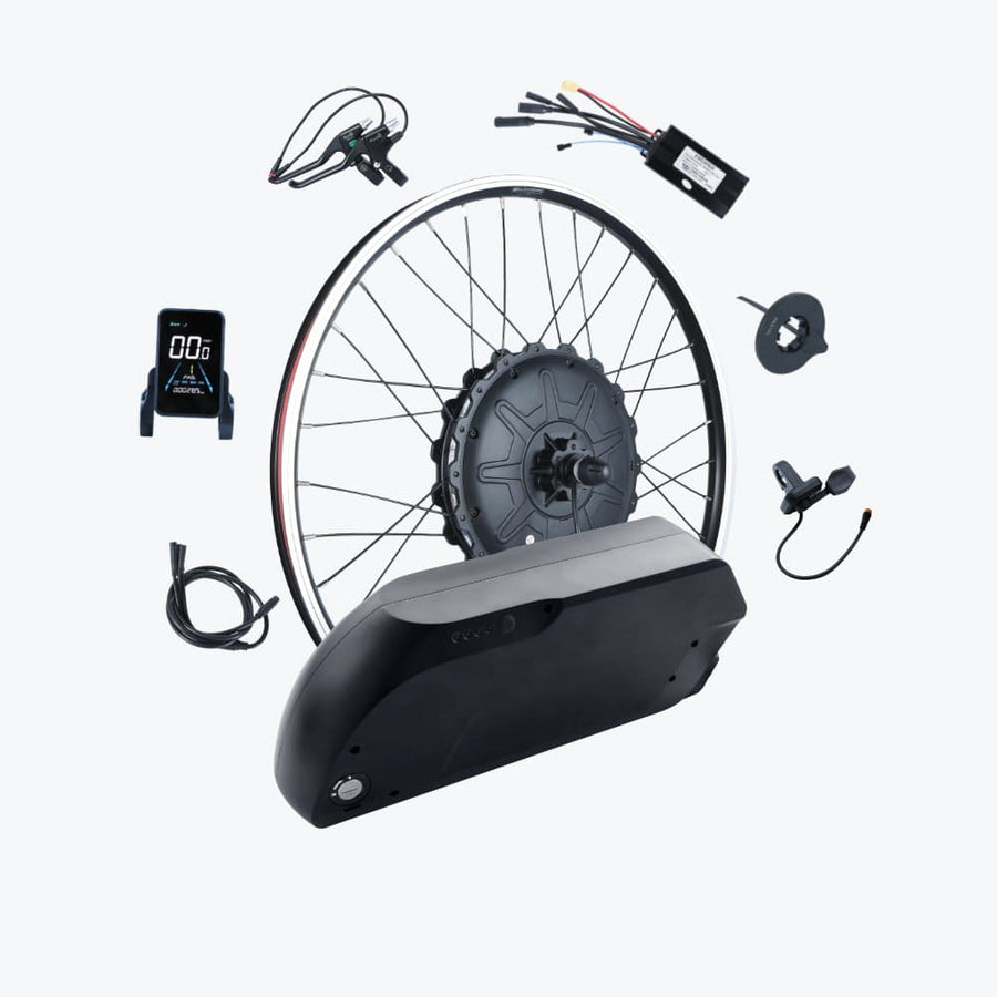 48V 1000W Electric Bike Conversion Kit With Battery - Kirbebike