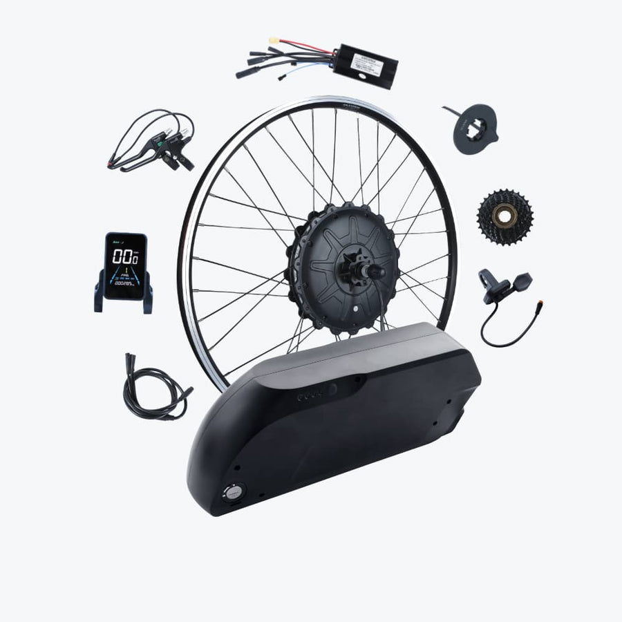 48V 1000W Electric Bike Conversion Kit With Battery - Kirbebike