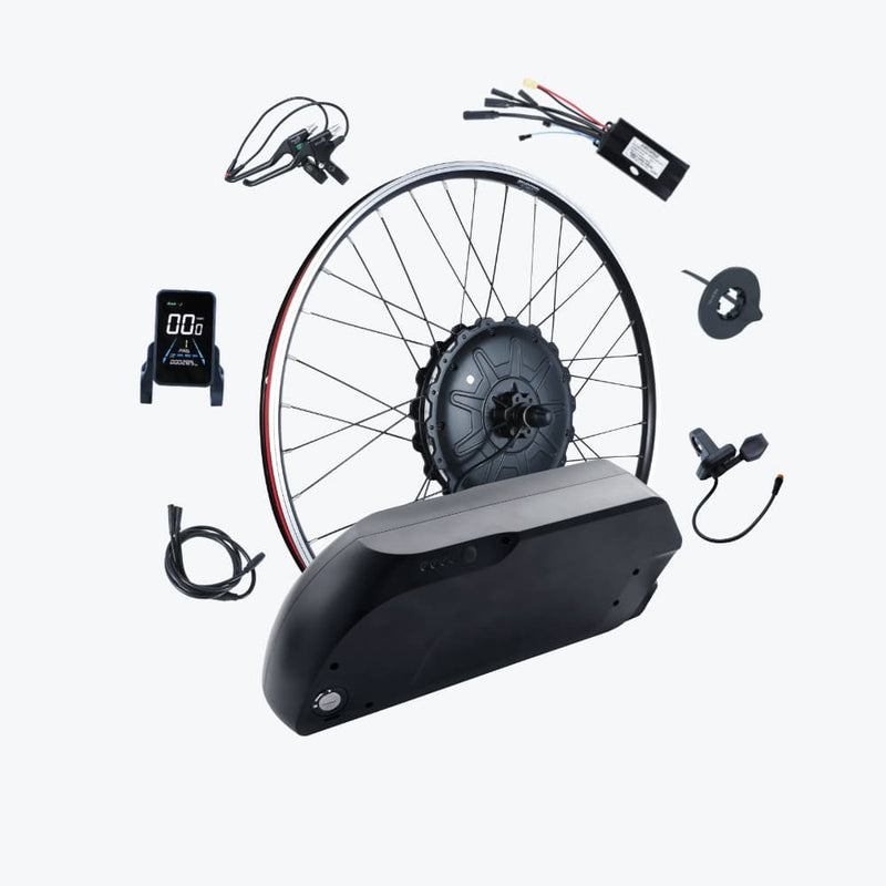48V 1000W Electric Bike Conversion Kit With Battery - Kirbebike