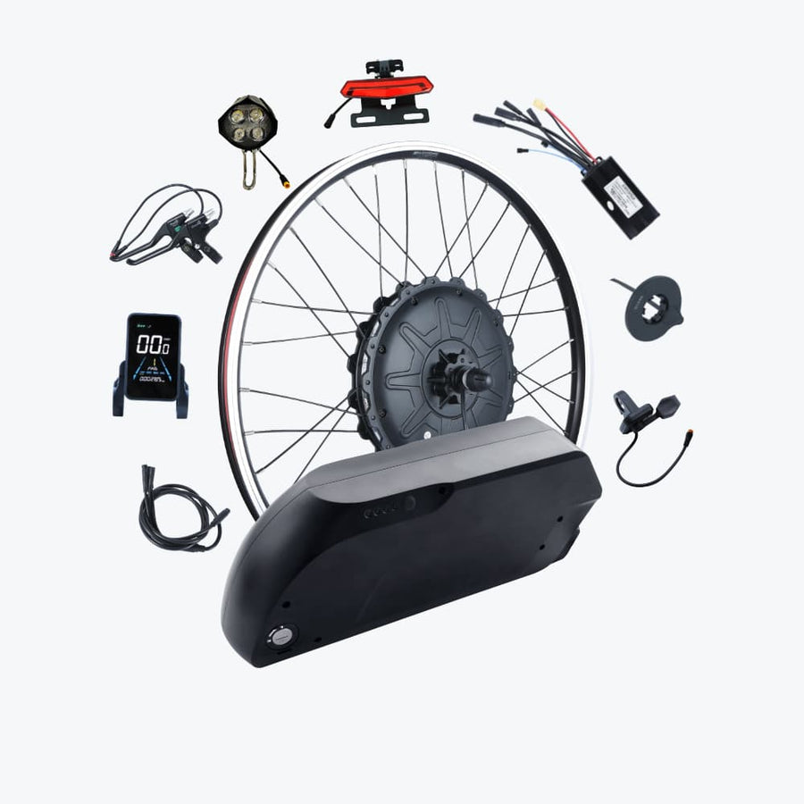 48V 1000W Electric Bike Conversion Kit With Battery - Kirbebike