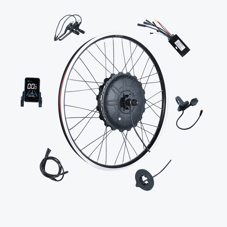 48V 1000W Electric Bike Conversion Kit With Battery - Kirbebike